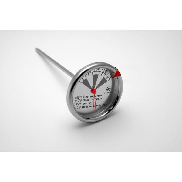 Quality Kitchen Analog Meat Thermometer 135 - 185F Range For Grilling Smoking Oven for sale