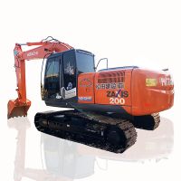Quality High Efficiency Used Hitachi ZX200-3 Excavator Original ISUZU Engine 122kw Rated for sale