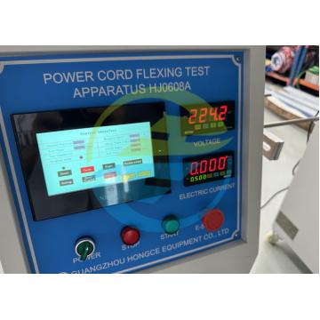 Quality Touch Screen Home Appliance Testing Equipment Power Cord Flexibility Performance for sale