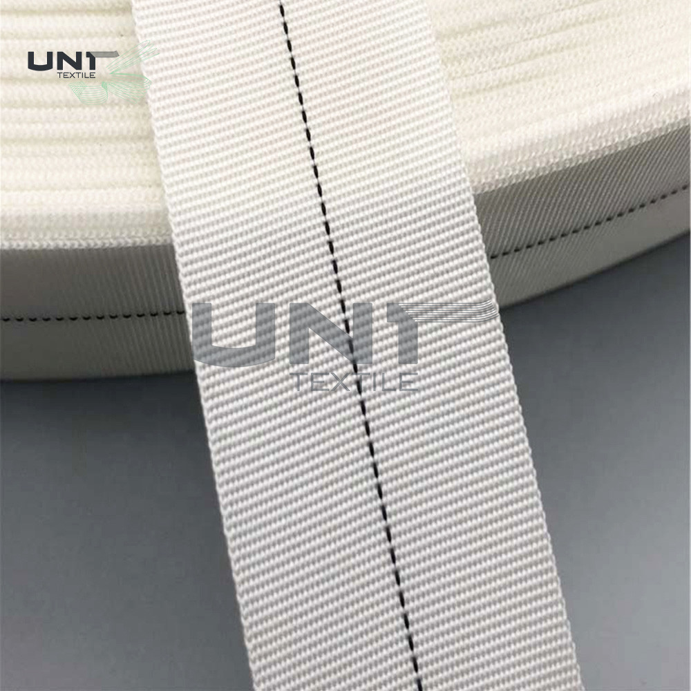 Quality White Woven Garments Accessories Nylon Wrapping Tape With Coating for sale