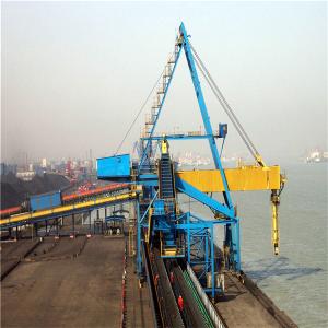 Quality 600 Tph Screw Ship Unloader Bulk Materials Handling For Seaport Terminal for sale