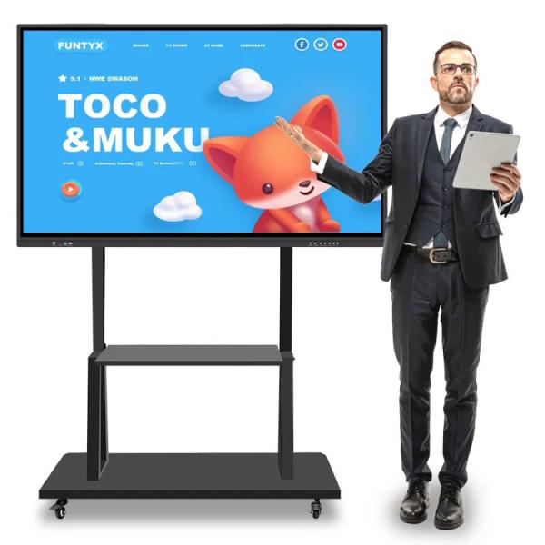 Quality 75 Inch Lcd All-In-One Touch Screen Smart Board Interactive Whiteboard for sale