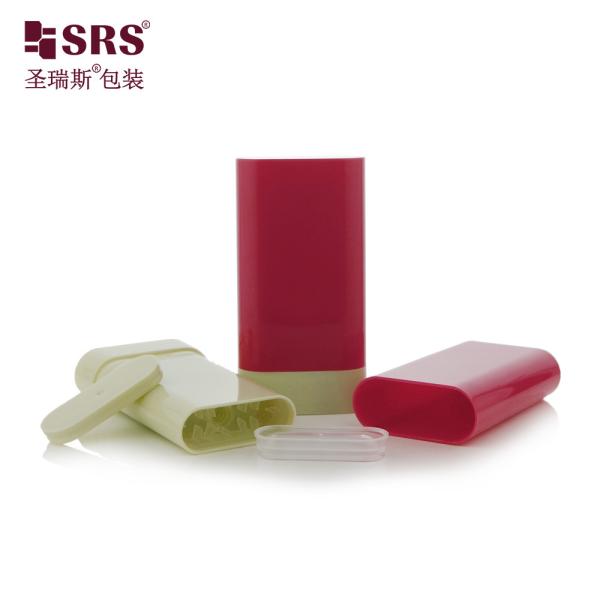 Quality 20g Oval Shape Empty PP Stick Twist Up Personal Care Container deodorant for sale