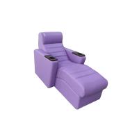 China Hot selling Leisure leather cinema sofa bed,lazy cinema sofa factory