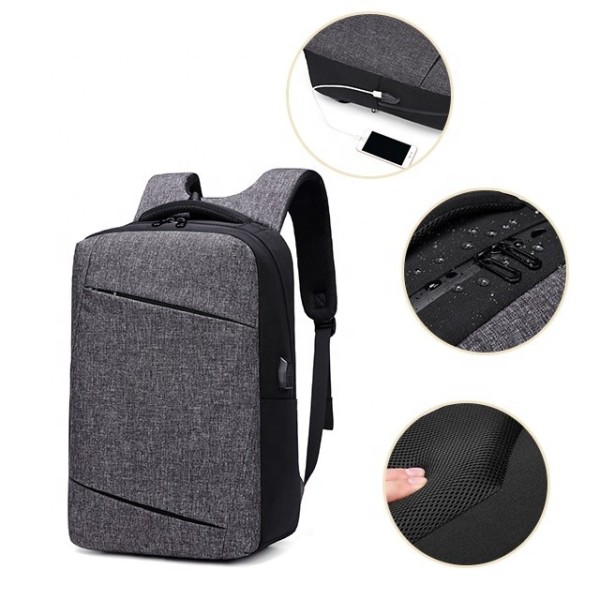 Quality 19 Litre Slim Laptop  Multi Functional Backpack 15.6 Inch OEM ODM for sale