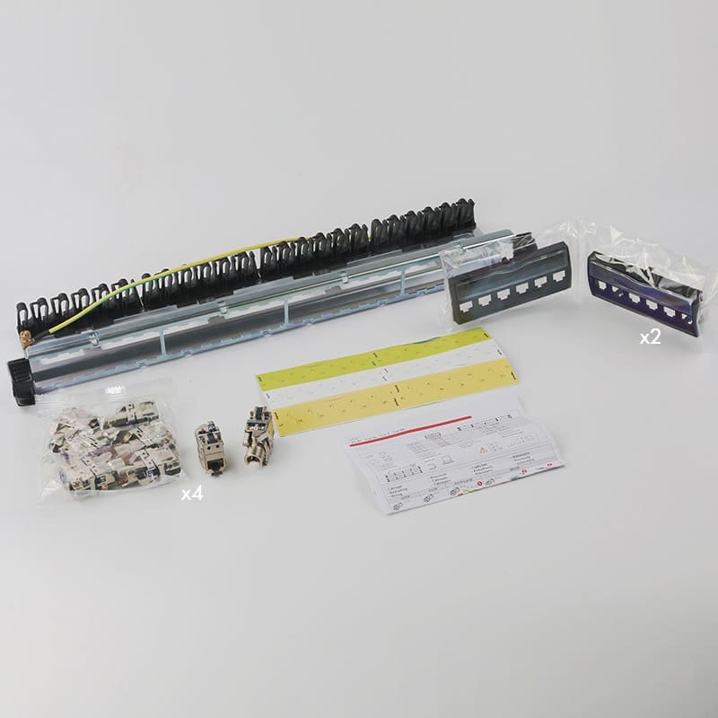 Quality UTP Network Patch Panel Integrated RJ45 1U 24 Port Patch Panel for sale