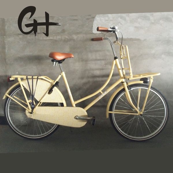Quality 28inch Old Man City Bike Classic Dutch Bike with Lugged Steel Frame and Double V Brake for sale