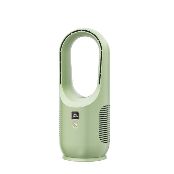 Quality Timer Function Desktop Bladeless Fan Private Mold NO Lithium Battery Rechargeabl for sale