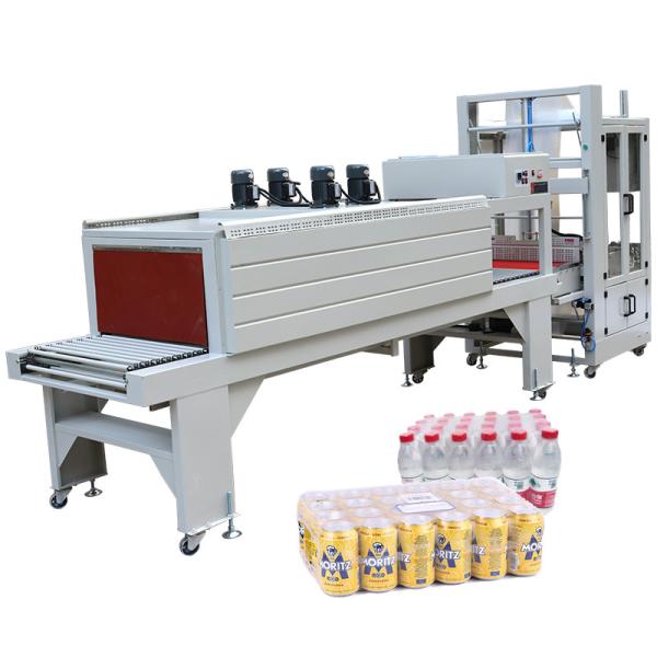 Quality Carton Packaging Semi Automatic Vertical Water Bottle Film Heat Shrinkable for sale