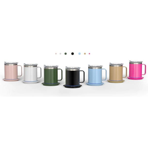 Quality Desktop Intelligent USB Self Warming Coffee Cup Travel Mug OEM for sale