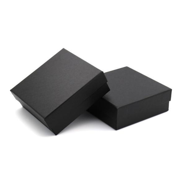 Quality Black Cardboard Clothing Boxes Garment Packing Boxes ISO14001 Certificated for sale