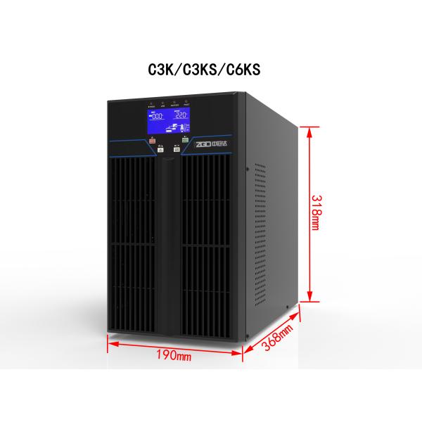 Quality Double Conversion 2.4kW 3kva Smart Ups Data Center Ups System for sale