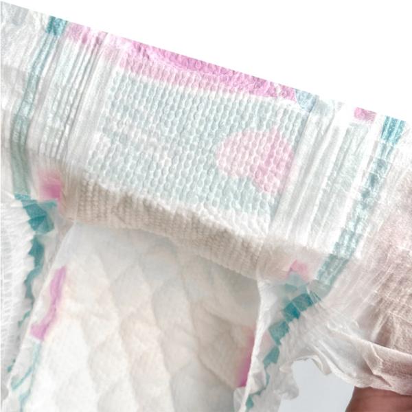 Quality Babies Age Group Fluff Pulp Disposable With SAP L Size Diaper Packet for sale