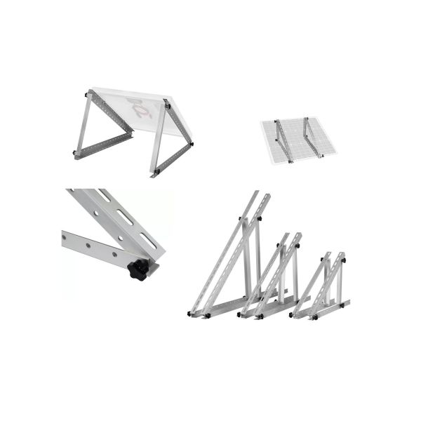 Quality Triangle Adjustable Solar Panel Roof Mounting Brackets Snow Load Resistant and for sale