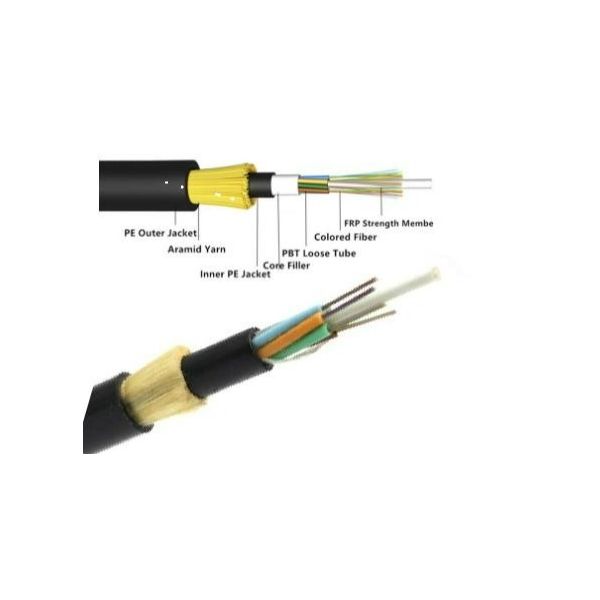 ADSS Fiber Optic Cable - 24 Core ADSS Fiber Optic Cable G652D Self ...