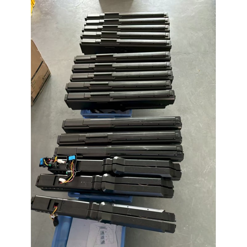 Portable drone jammer gun angled view