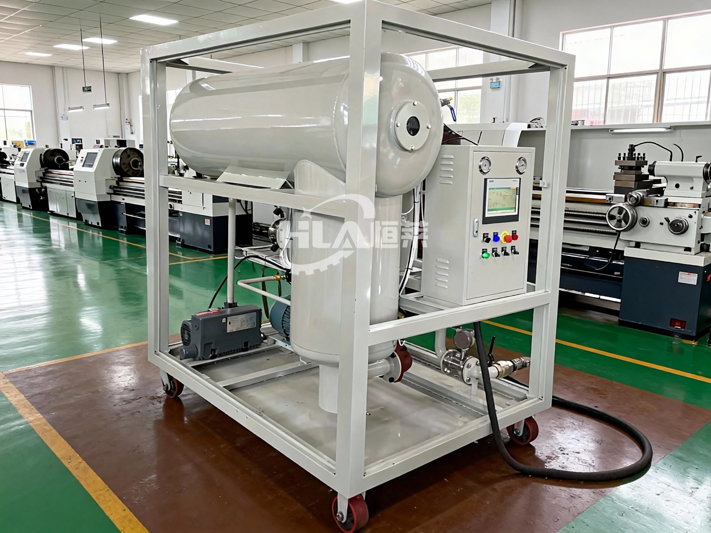 Quality Oil viscosity range 10-400 CSt Turbine Oil Filtration Machine with Turbine Oil Degasification and Emulsification Value less than 15min GBF 7305 for sale