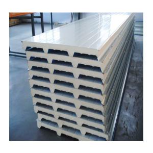 Quality B1 Grade Fireproof Insulated Sandwich Roof Panels PU Polyurethane Core Material for sale
