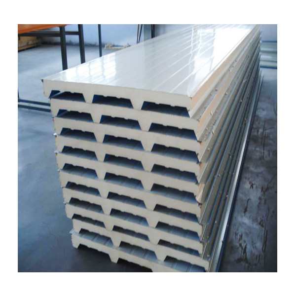 Quality B1 Grade Fireproof Insulated Sandwich Roof Panels PU Polyurethane Core Material for sale