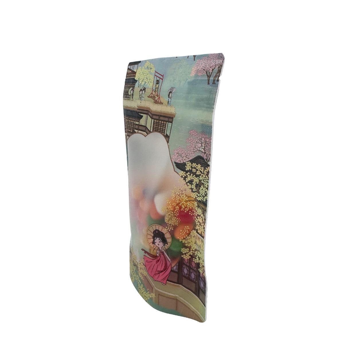 Quality 250g Plastic Matte Transparent Standup Pouches with Zipper and Window for for sale