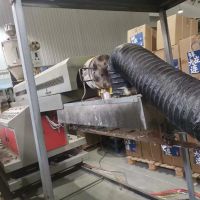 Quality 1.3M Used Tarpaulin Fabric Plastic Woven Bag Extrusion Coating Line 236m/Min for sale