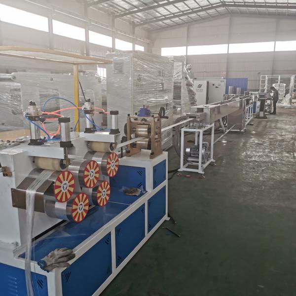 Quality Extruder Model Geostrap Production Line for Plastic Geo Strap Banding Extrusion for sale