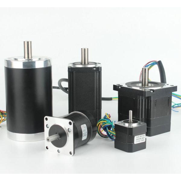 Quality ROHS 110w 3 Phase 4 Poles Brushless DC Motor For CNC Milling for sale