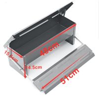 Quality Easy Assemble 51x21cm Rustproof Poultry Auto Feeder for sale