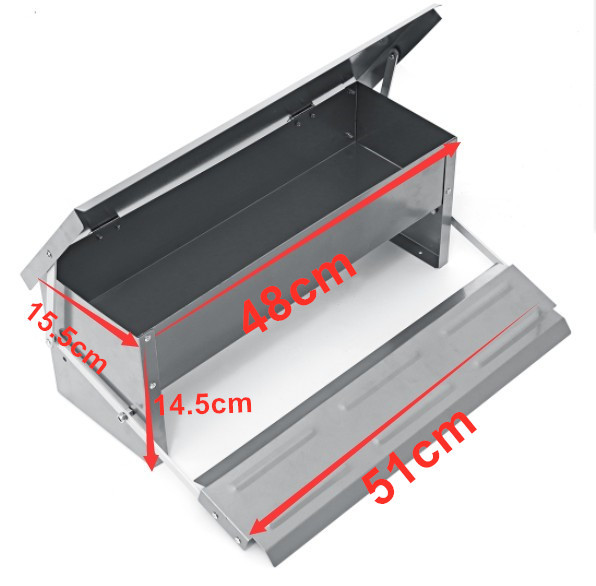 Quality OEM 51x21cm Rust Proof 16.4L Auto Chook Feeder for sale