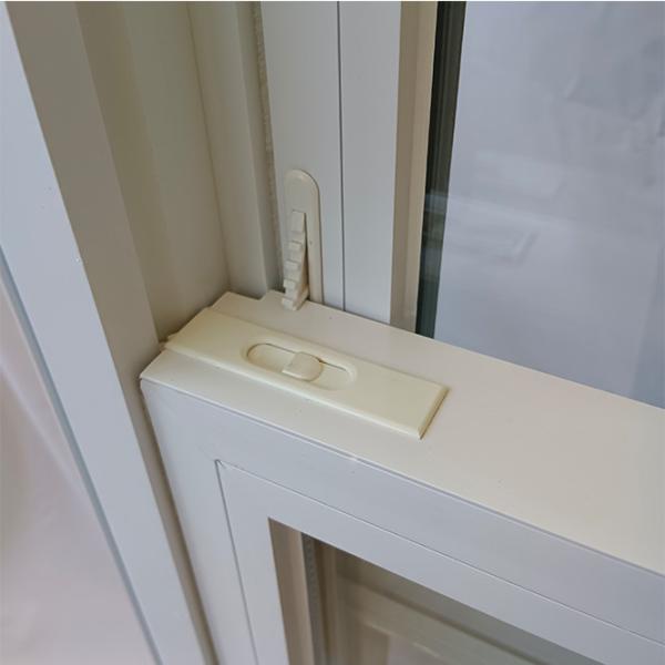 Quality 105MM Vinyl Profile PVC Ventilator Window White With Grill for sale