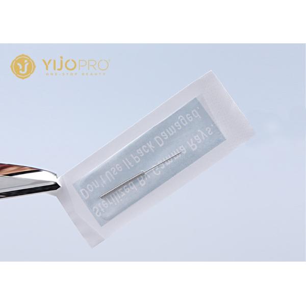 Quality 1 Round Liner Permanent Makeup Needles , Disposable Merlin Tattoo Needles for sale