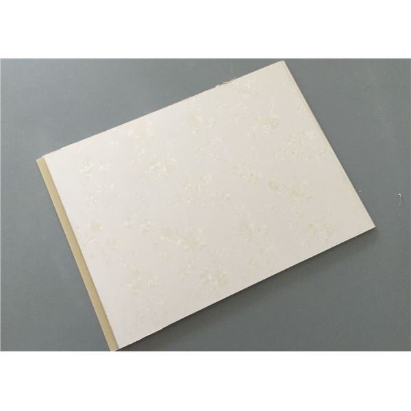 Quality White Flower Design Garage Wall Panels For Hotel / Restaurant / Home Decoration for sale