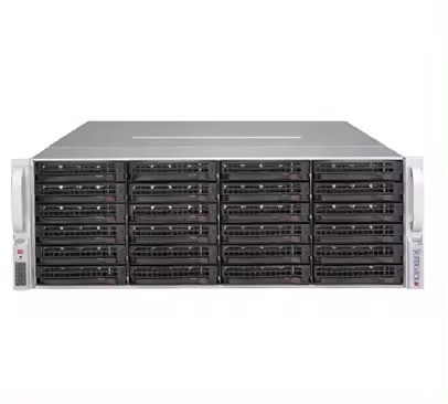 Quality 4U Rackmount Supermicro SSG-6049P-E1CR24H Server in Black for Server Environments for sale