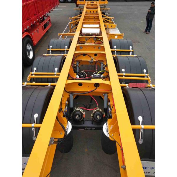 Quality 20001-25000 kg Max Payload CIMC Axle's 3-Axis Container Chassis Frames for sale