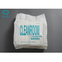 China Double Knit Lint Free Polyester  Cleanroom Tech Wipes factory