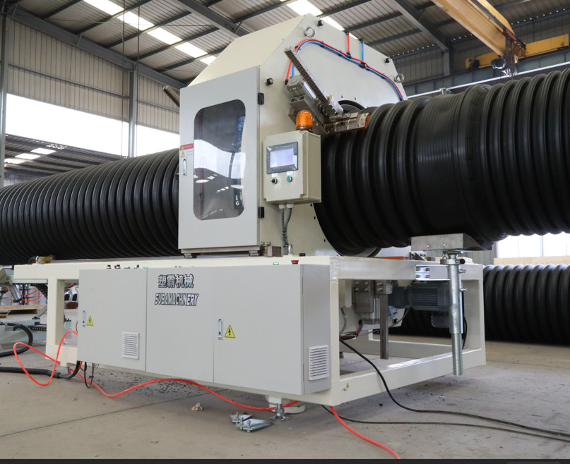 Quality Fully Automatic Double Wall Corrugated Pipe Machine High Speed Extrusion Line for sale