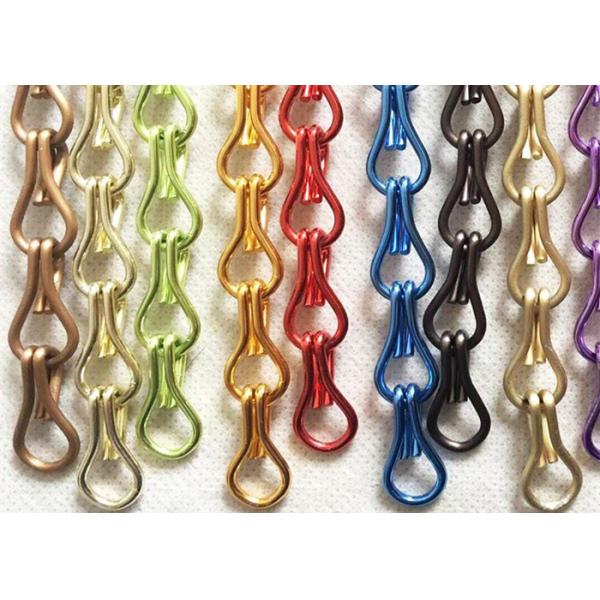 Quality Aluminum Hook Link Drapery For Architecture Outside Designs for sale