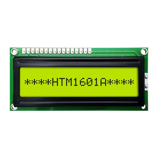 Quality 59.46x5.96mm 16x1 Character LCD Display With White Backlight HTM-1601A for sale