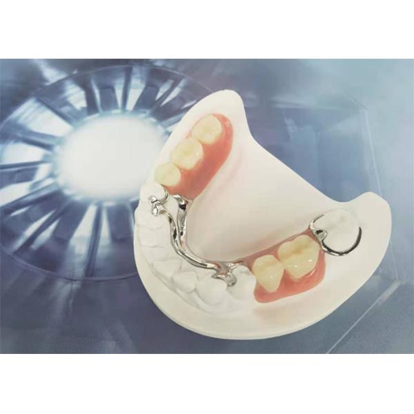 Quality Cocr Chrome Cast Removable Dental Crown Easy Clean Strong Hardness for sale