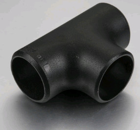 Quality DIN2516 ST45.8 welded Carbon Steel Pipe Tee fittings for Chemical Plant for sale
