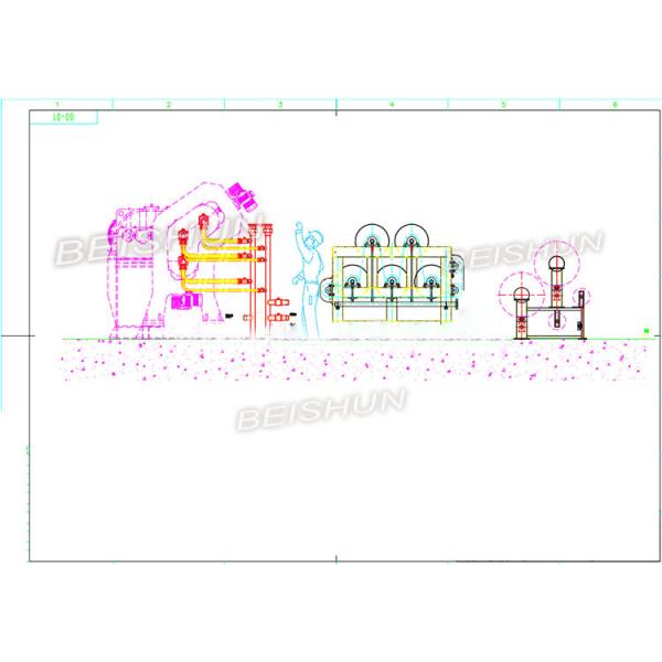 Quality Electric Nip Adjustment Four Roll Calender with Chilled Cast Iron Rollers and for sale