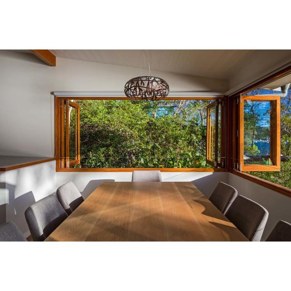 Quality Double Glazed Aluminum Bifold Windows Customized Width High Security for sale