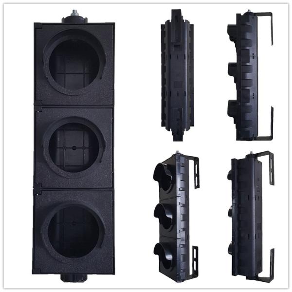 Quality Flip Door Integrated Housing 3-Aspect Body 100MM Body Road Traffic Light Part for sale
