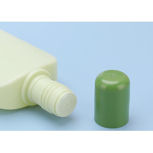 Quality 17mm PET Green Plastic Lotion Bottles 130*55mm Recyclable for sale