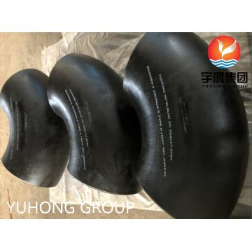 Quality EN10253-2 13CRMO4-5 Type-A Carbon Steel 90 Degree Elbow Black Painting Butt Weld for sale