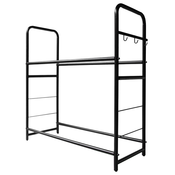 Quality Height 1250mm Length 1180mm Tire Storage Rack With Hooks for sale