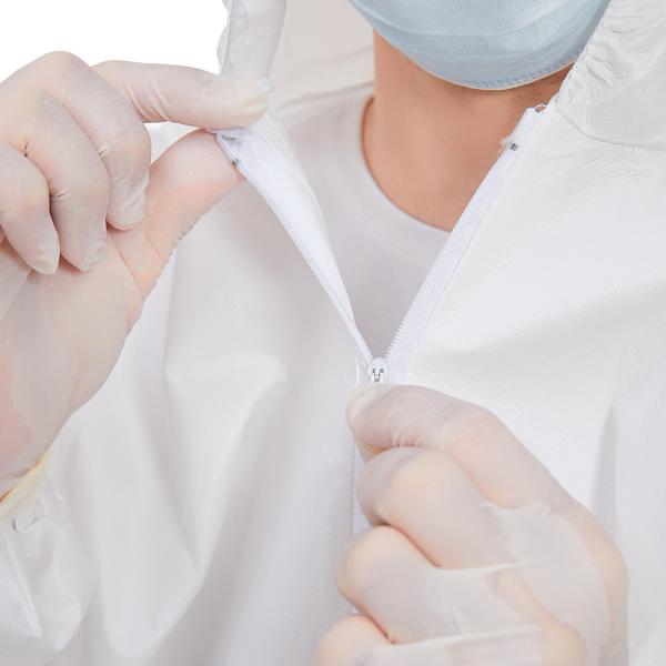 Quality Waterproof Conjoined S-4XL Disposable PP Coverall / Disposable Medical Suit for sale