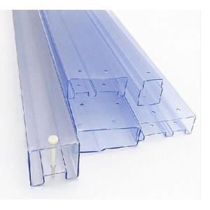 Quality Transparent Anti Static Electronic Components Packaging Transport Tube for sale