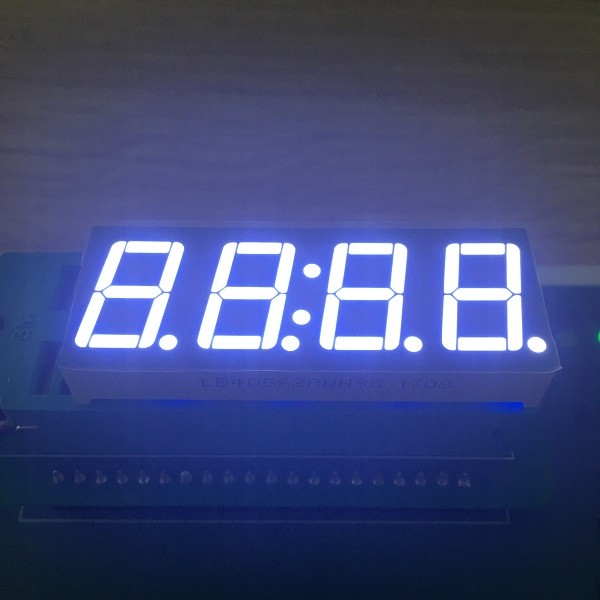 Quality Pure Green 4 Digit 7 Segment Led clock Display 0.56 Inch common anode For for sale