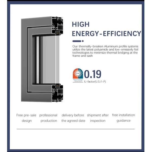 Quality Sound Insulation Aluminum Sliding Window Customized For Home / Office for sale